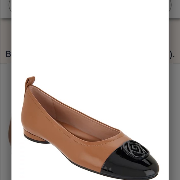 Taryn Rose | Shoes | Taryn Rose Leather Captoe Flats Penelope Sz 405 Nwob | Poshmark